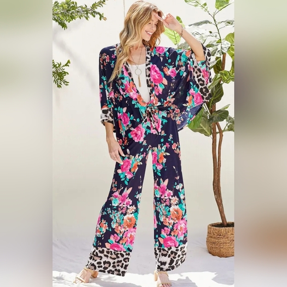 Pants & Jumpsuits | Floral Print Womens Set | Poshmark
